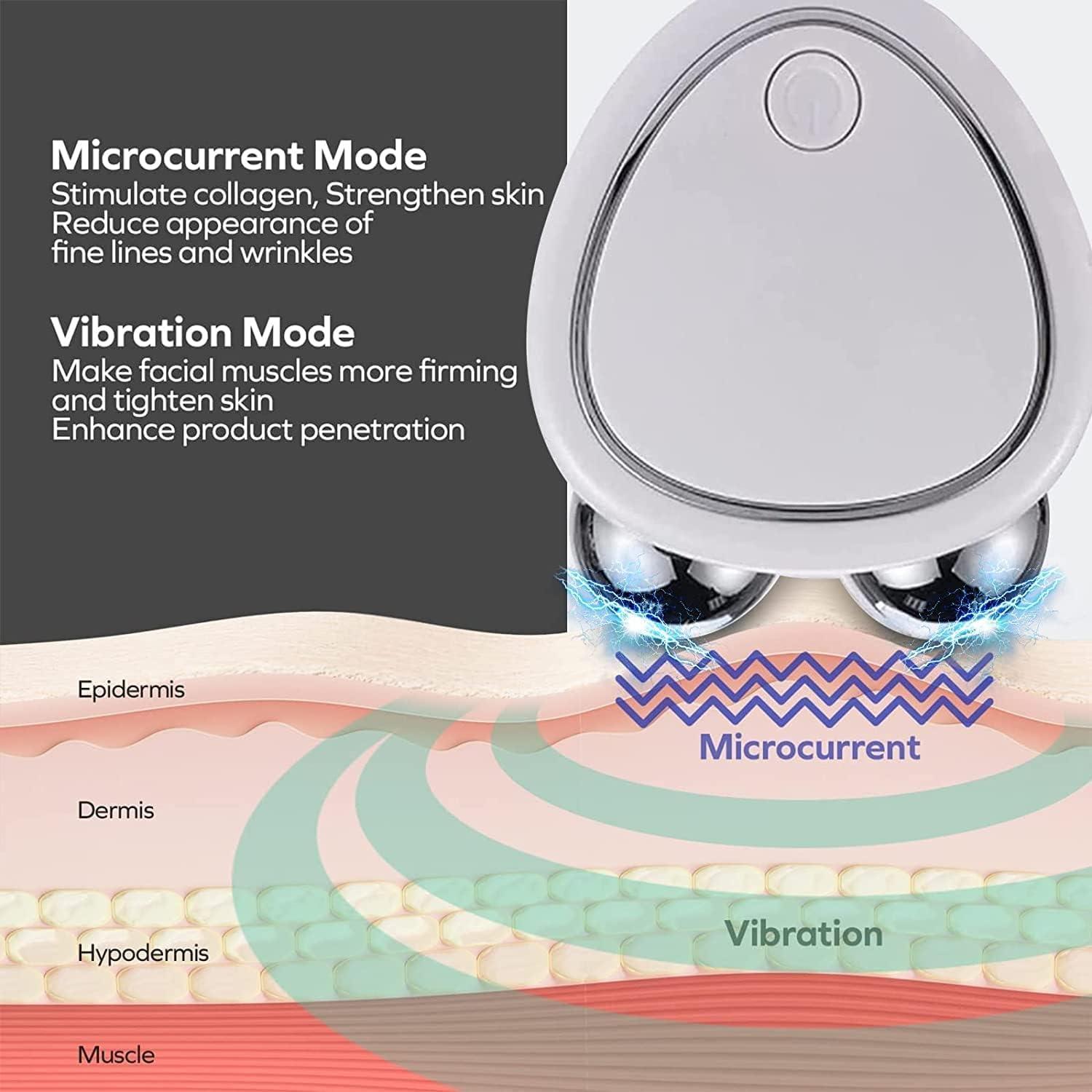 2023 New Mini Microcurrent Face Lifting Massager for Skin Tightening ...