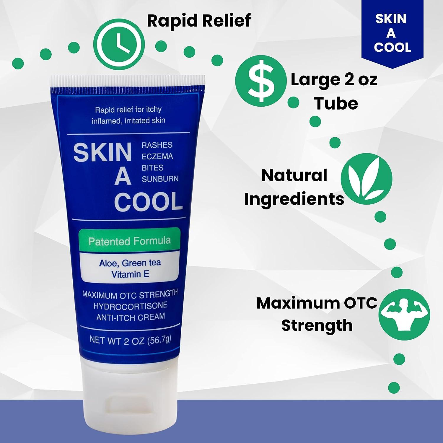 Skin A Cool Maximum Strength Itch Relief Ointment - 2 oz for Sunburns ...
