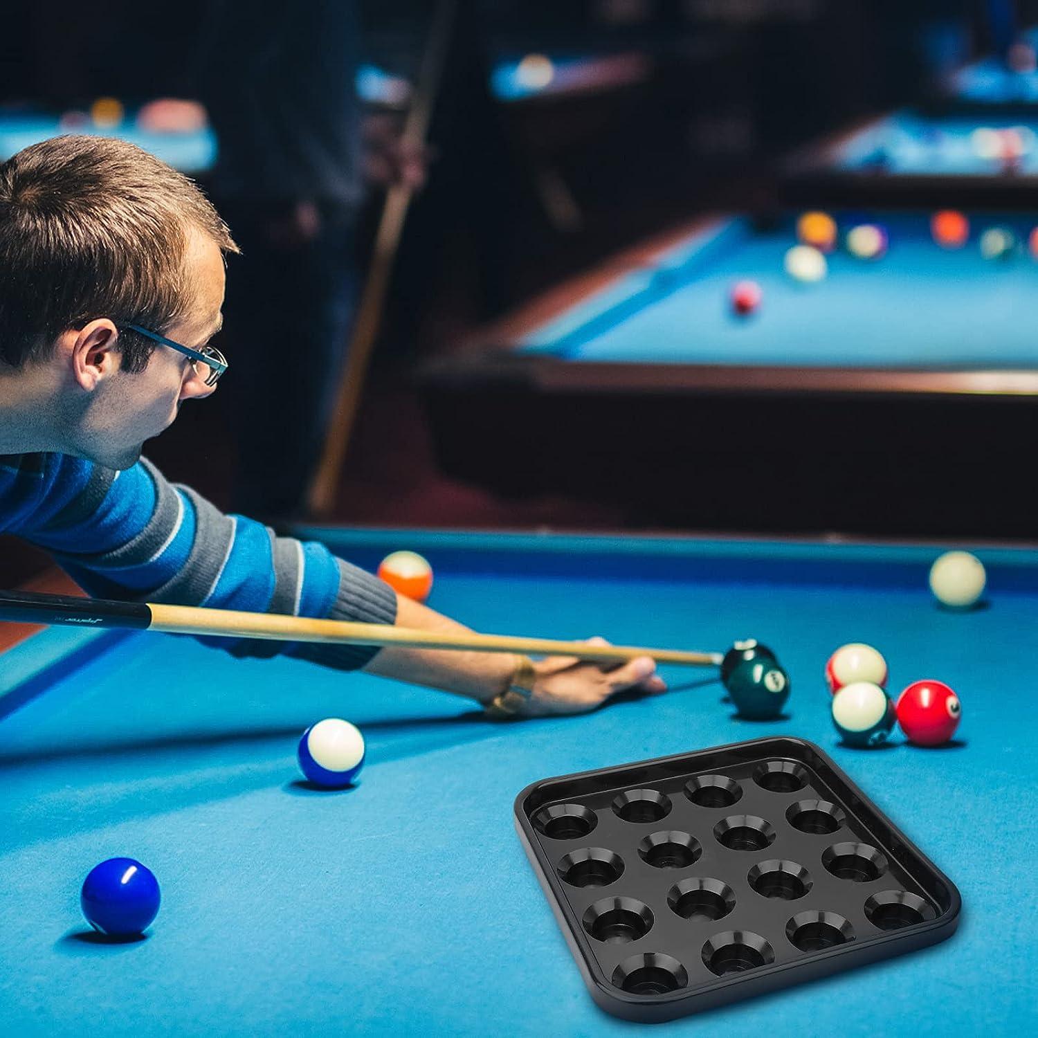 Pool Ball Tray: Billiard & Snooker Ball Holder Case - 16 Ball Storage ...