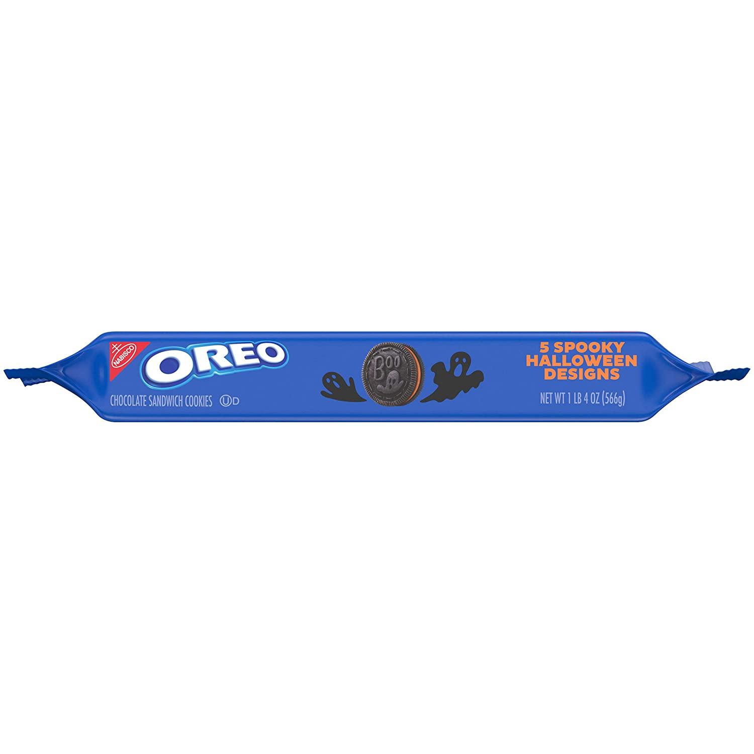 OREO Orange Creme Halloween Cookies - 5 Spooky Designs - 1-1.25 lb Pack ...