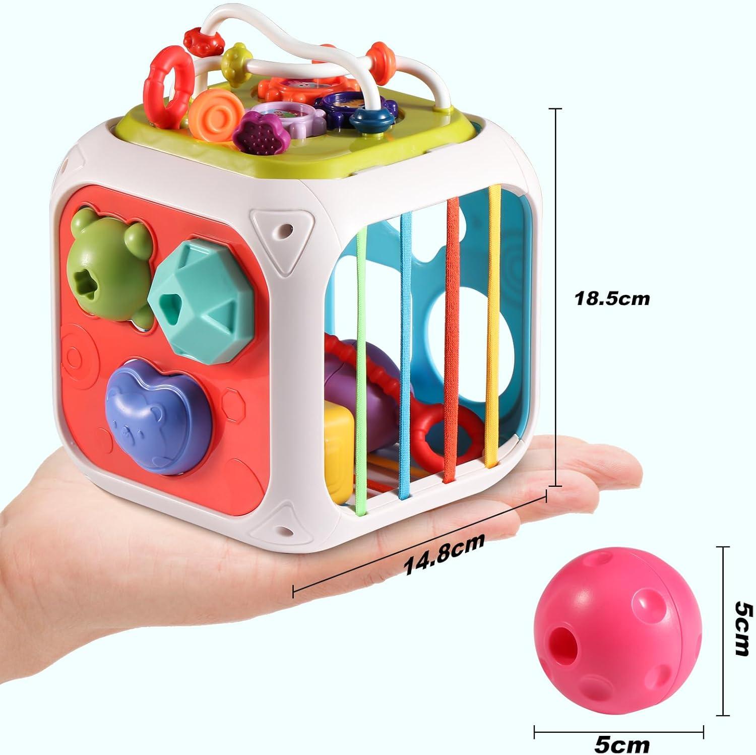 Orderra 7-in-1 Montessori Activity Cubes for Toddlers | Multi-Sensory ...