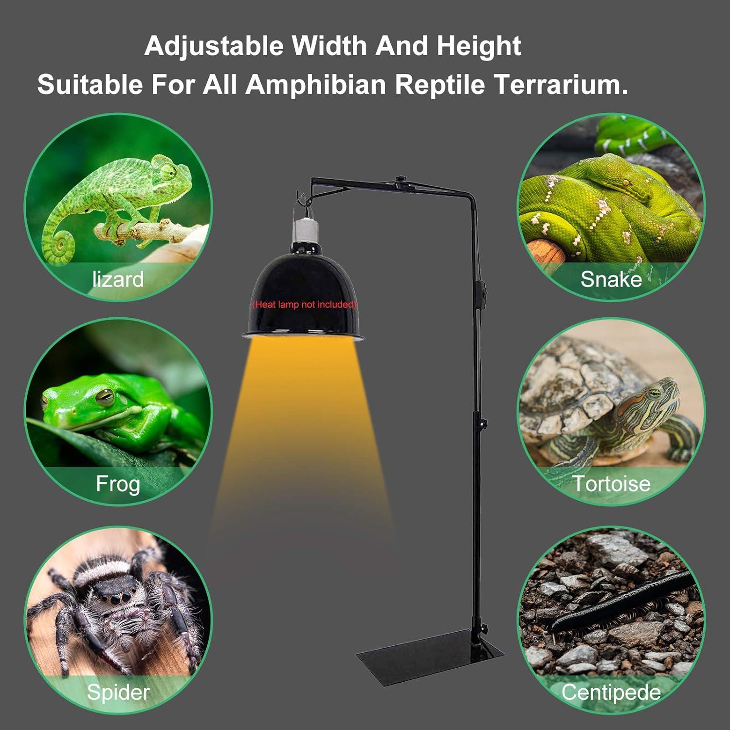 Reptilia Lamp Stands for Habitat Cages | Support for Reptile Lighting ...