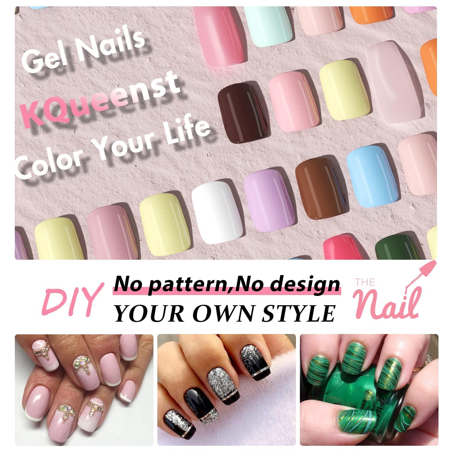 Barbie Pink Square Press on Nails - Short Coffin Gel Fake Nails Kit for ...