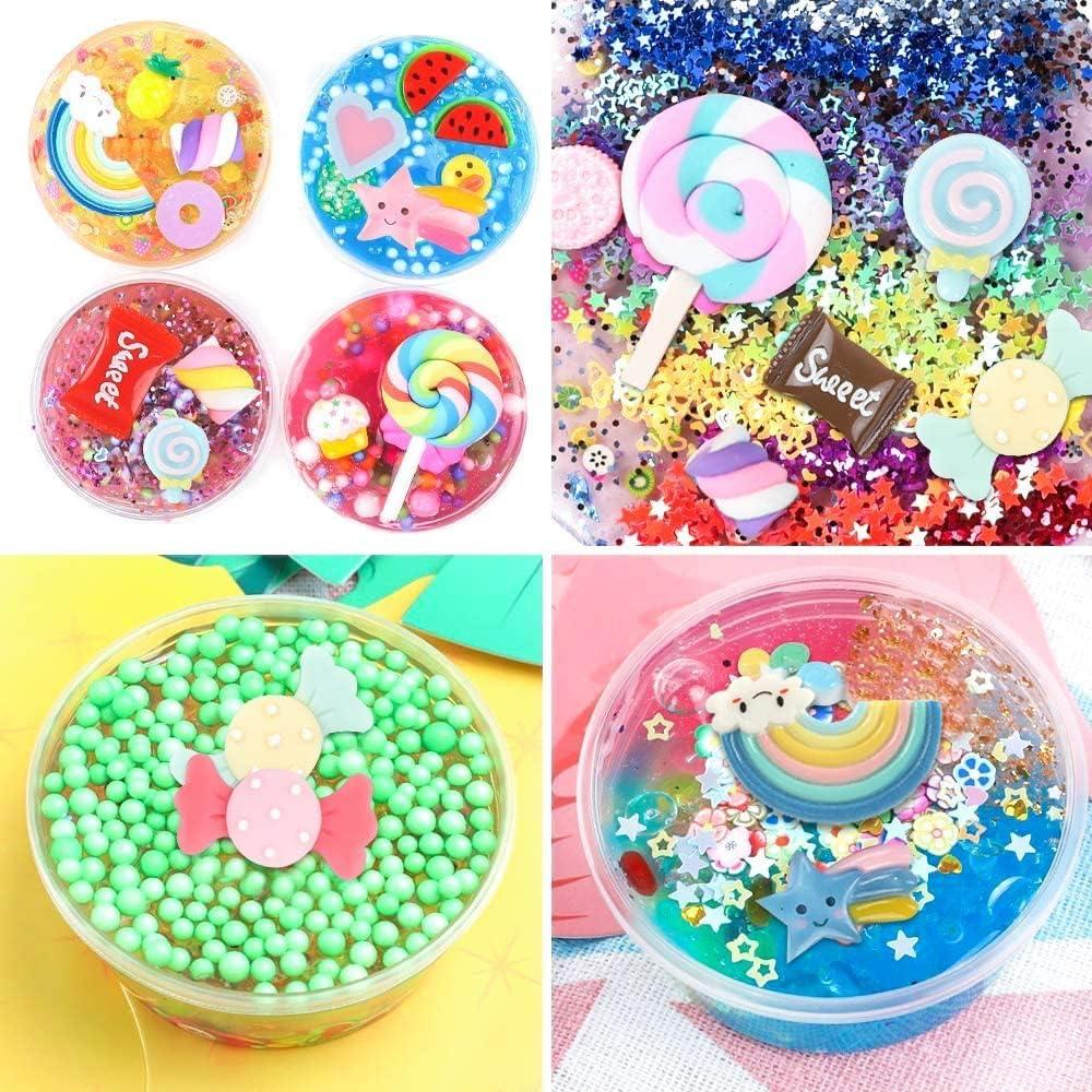 Holicolor 120pcs Slime Charms Resin Fake Candy Set - Kawaii Assorted ...