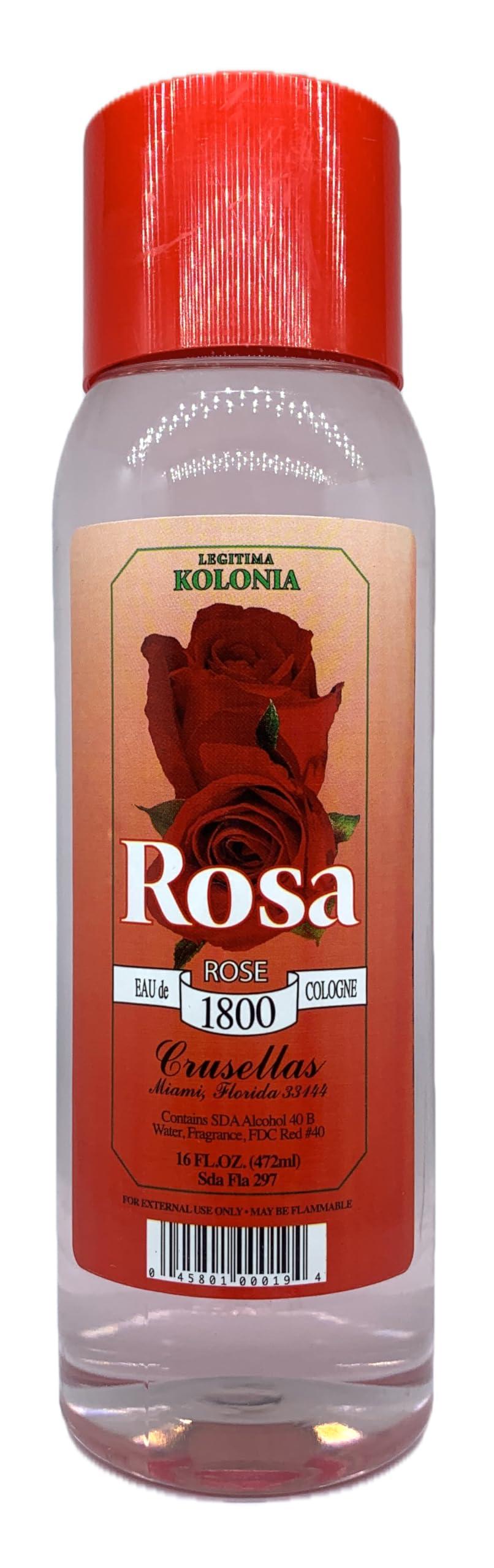 Legitima Kolonia 1800 Rosa (Rose) Splash Cologne (16 Fl. Oz.) 16 Fl Oz (Pack of 1)