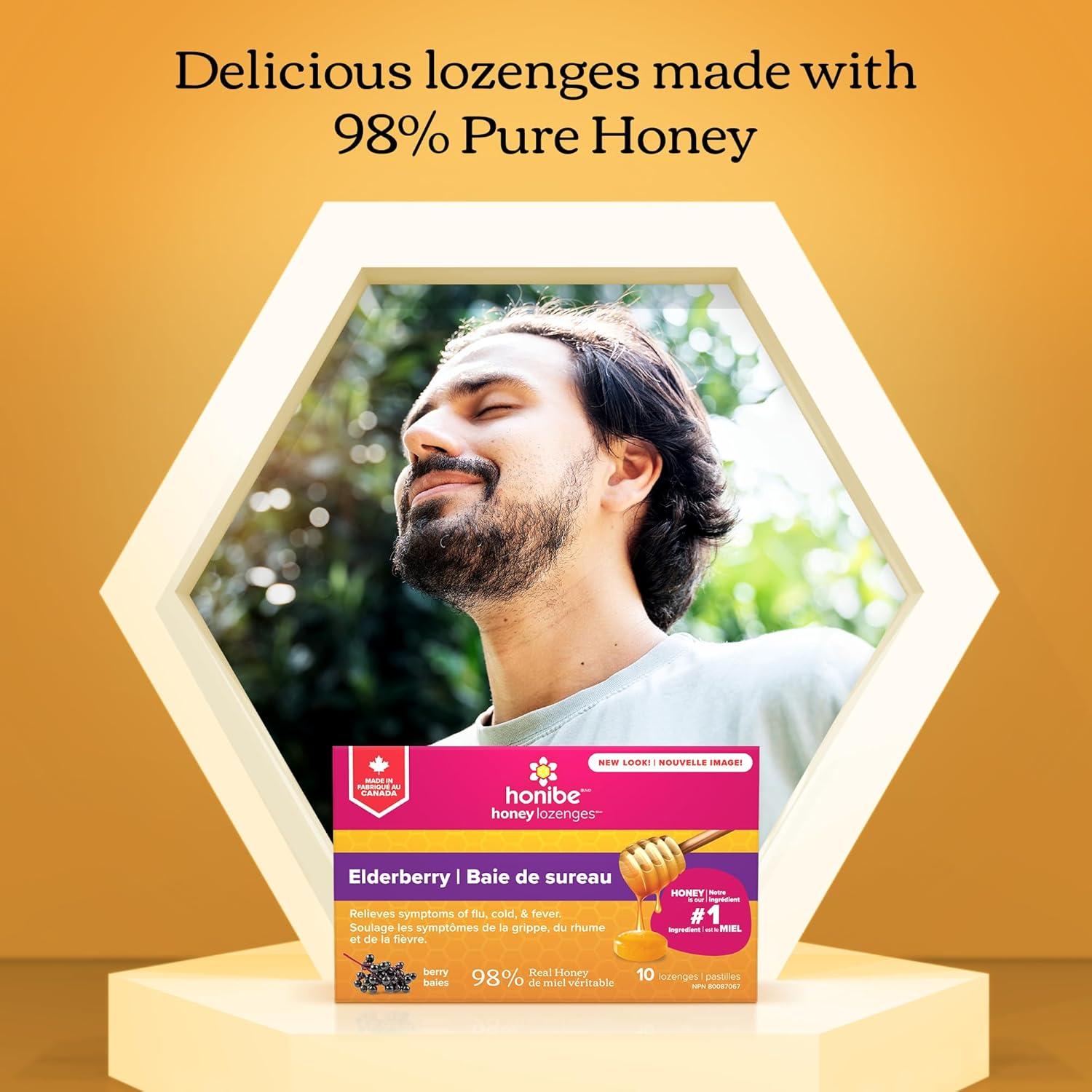 Honibe 100% Pure Honey Lozenges | Made in Canada | Mucus and Cough ...