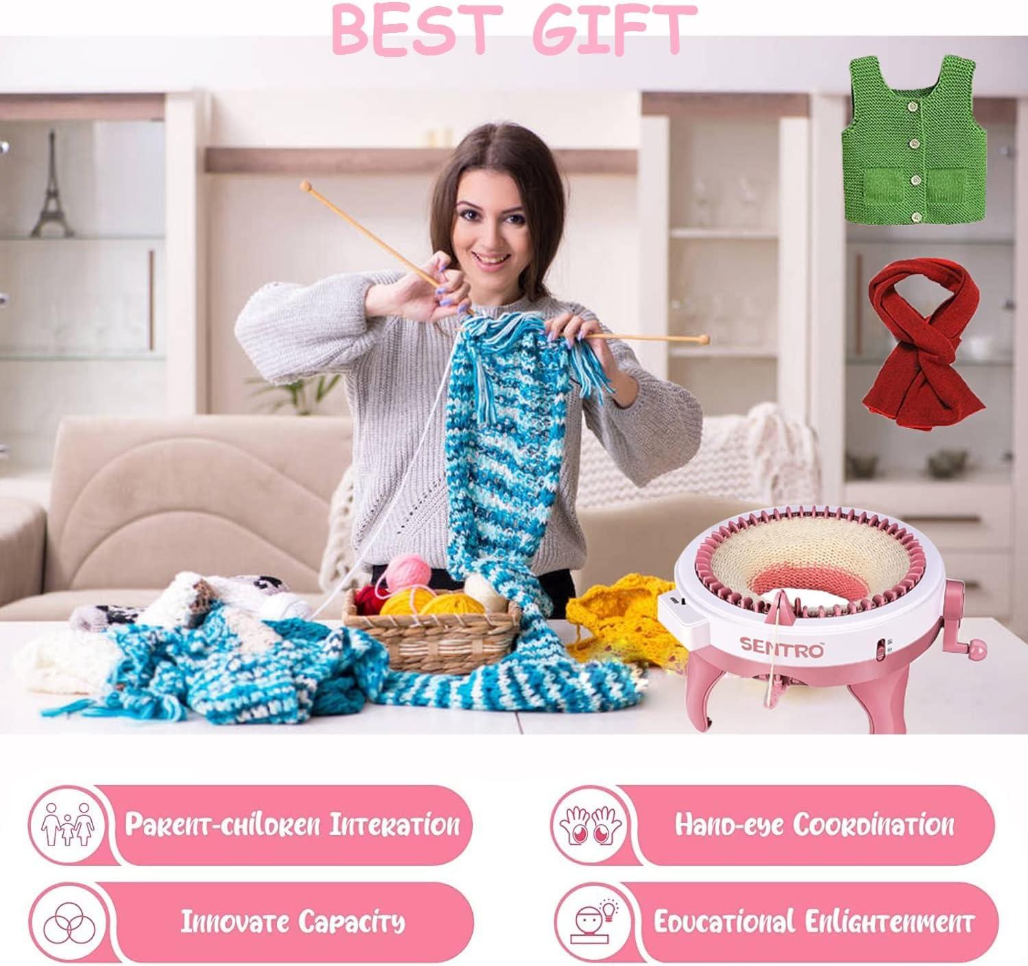 48 Needle Knitting Loom Machine with Row Counter - Smart Weaving Loom ...