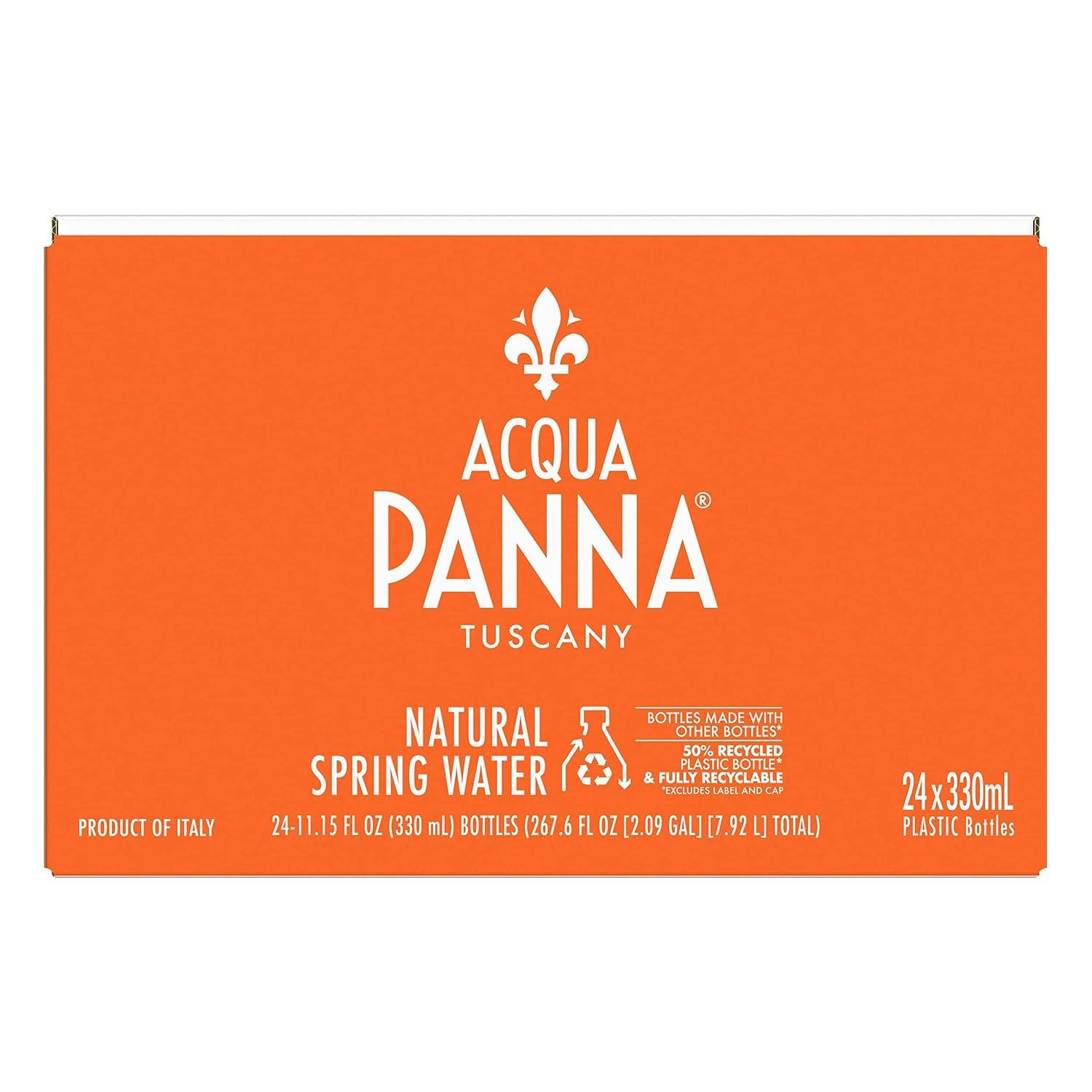 Acqua Panna Natural Spring Water 11.15 fl oz Plastic Bottles - Pack of 24 | Buy Now with Express ...