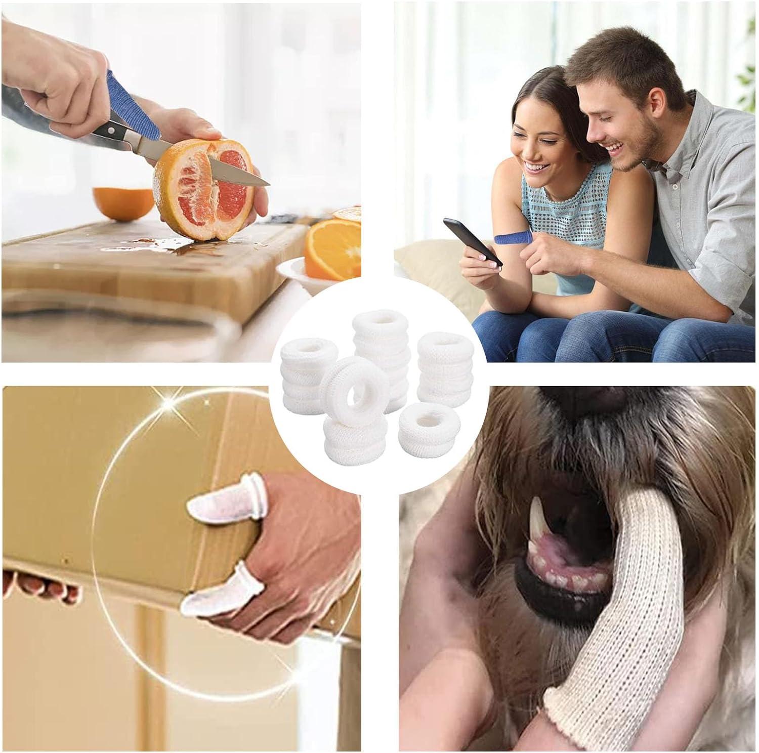 30-Piece Finger Bandage Set for First Aid, Thumb, and Finger Protection ...