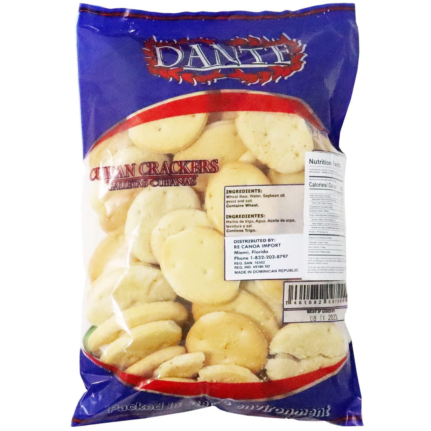 Dante Cuban Crackers - Galletas Cubanas Pack 2 (8 oz) | Buy Now with ...
