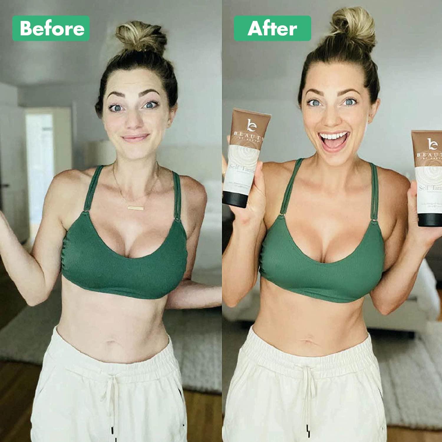 Before And After Natural Tan