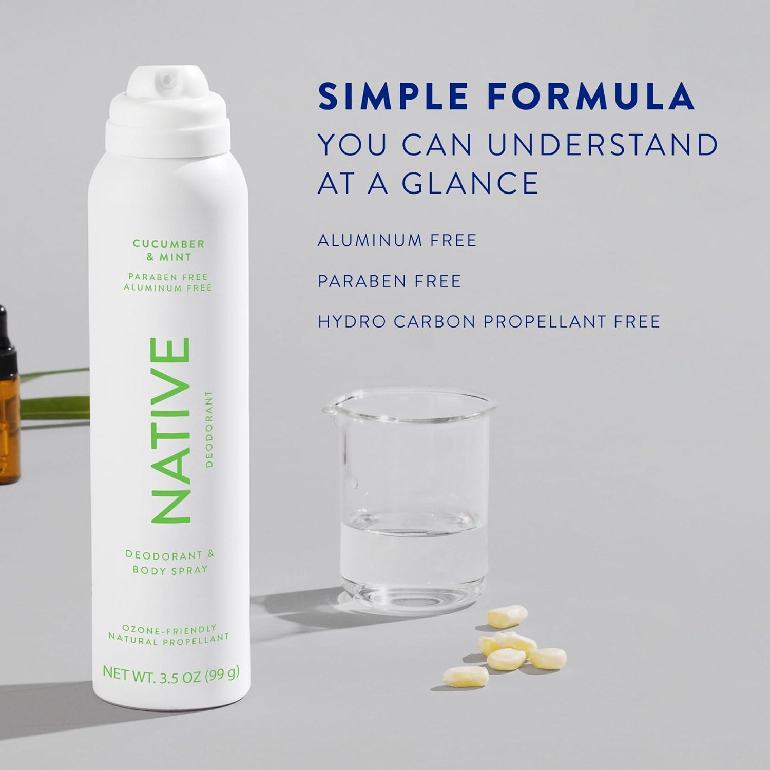 Native Deodorant & Body Spray Contains Naturally Derived Ingredients ...