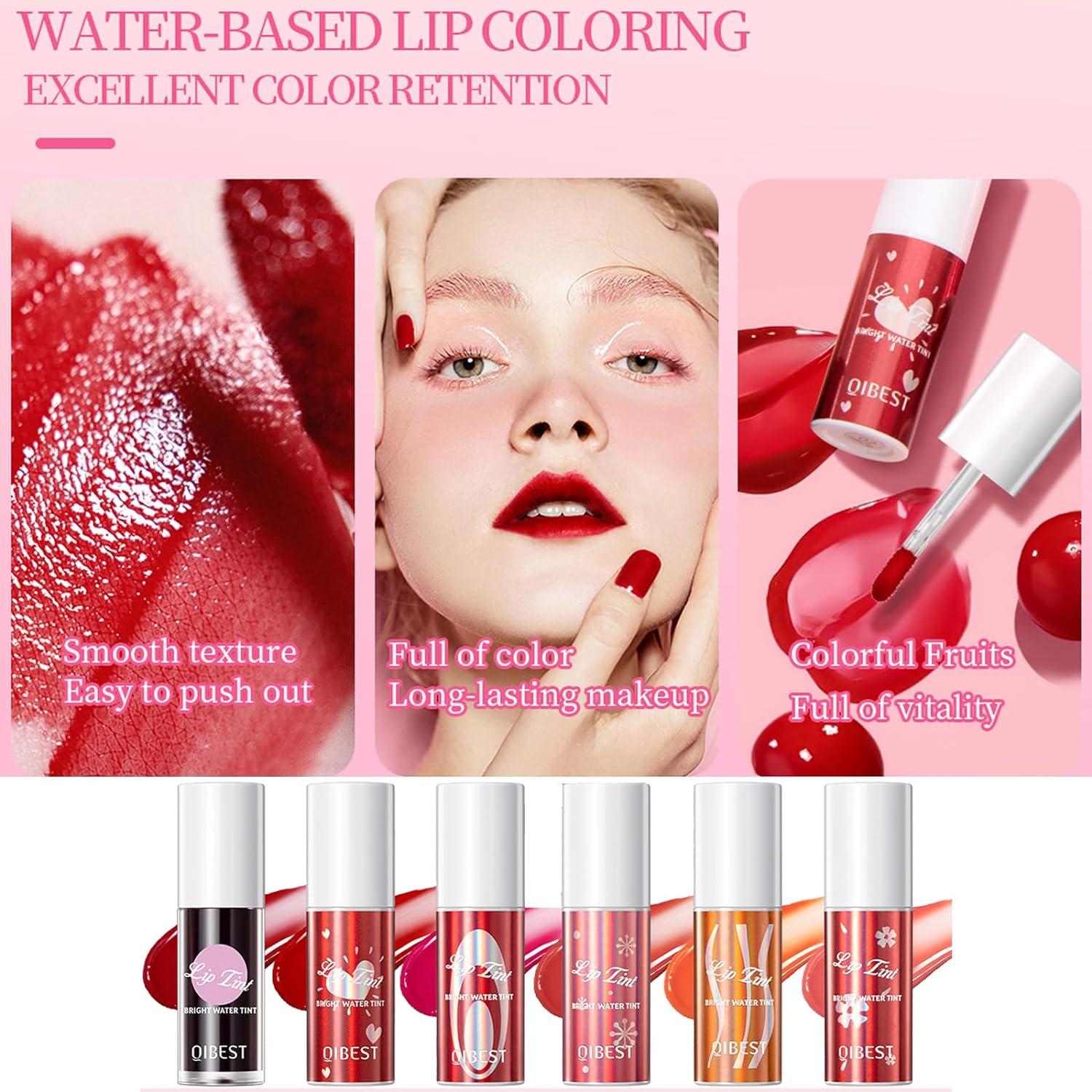 Multifunctional Lip Tint Stain (#06) - Long-Lasting Moisturizing Liquid ...