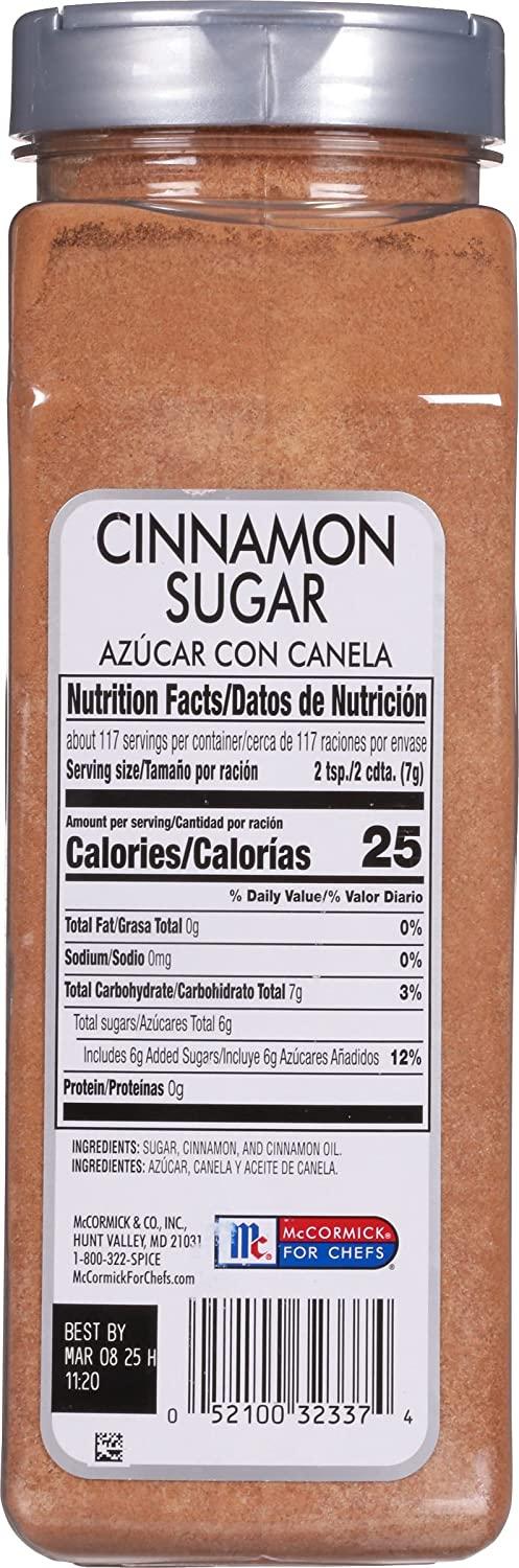 McCormick Culinary Cinnamon Sugar 29 oz - Sweet and Spicy Blend for Baking Delights | Buy Now ...