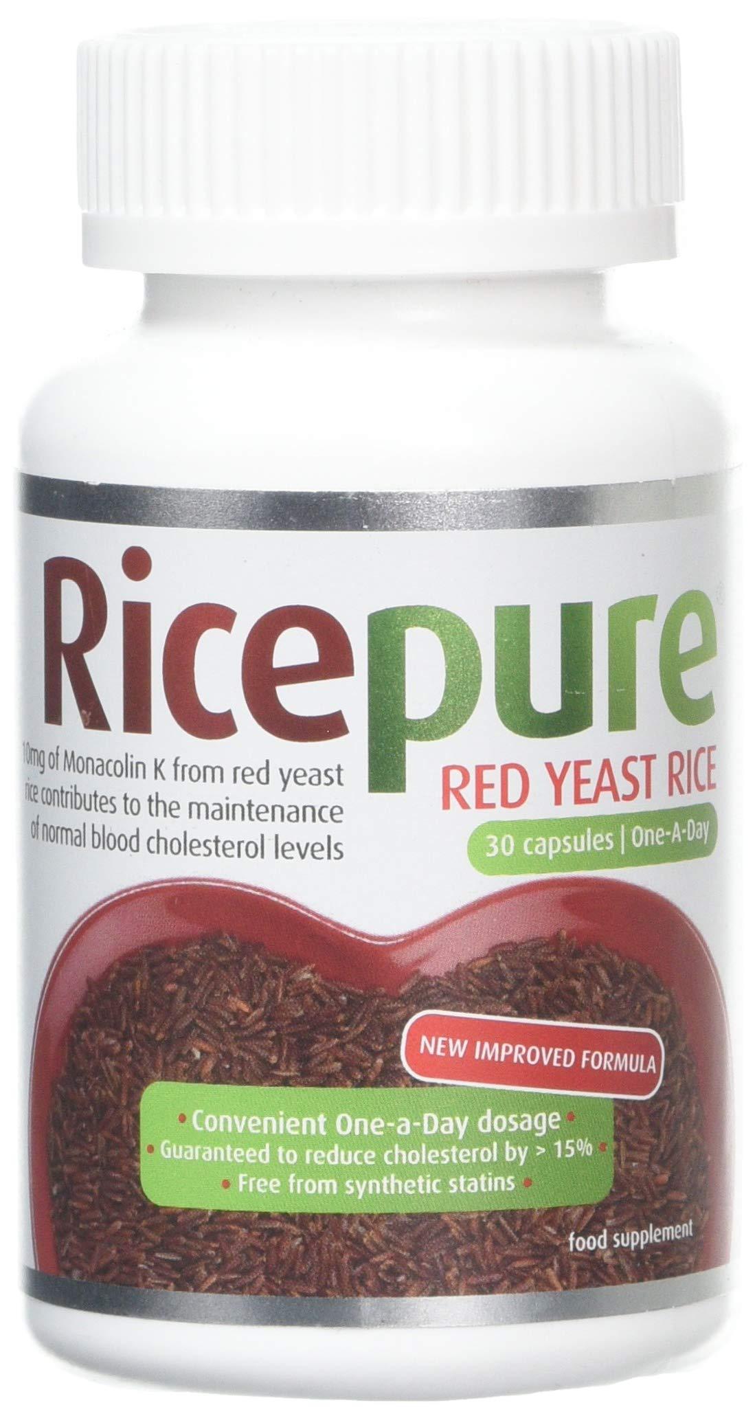 RicePure Red Yeast Rice Food Supplement Capsules 30 g | Buy Now with ...