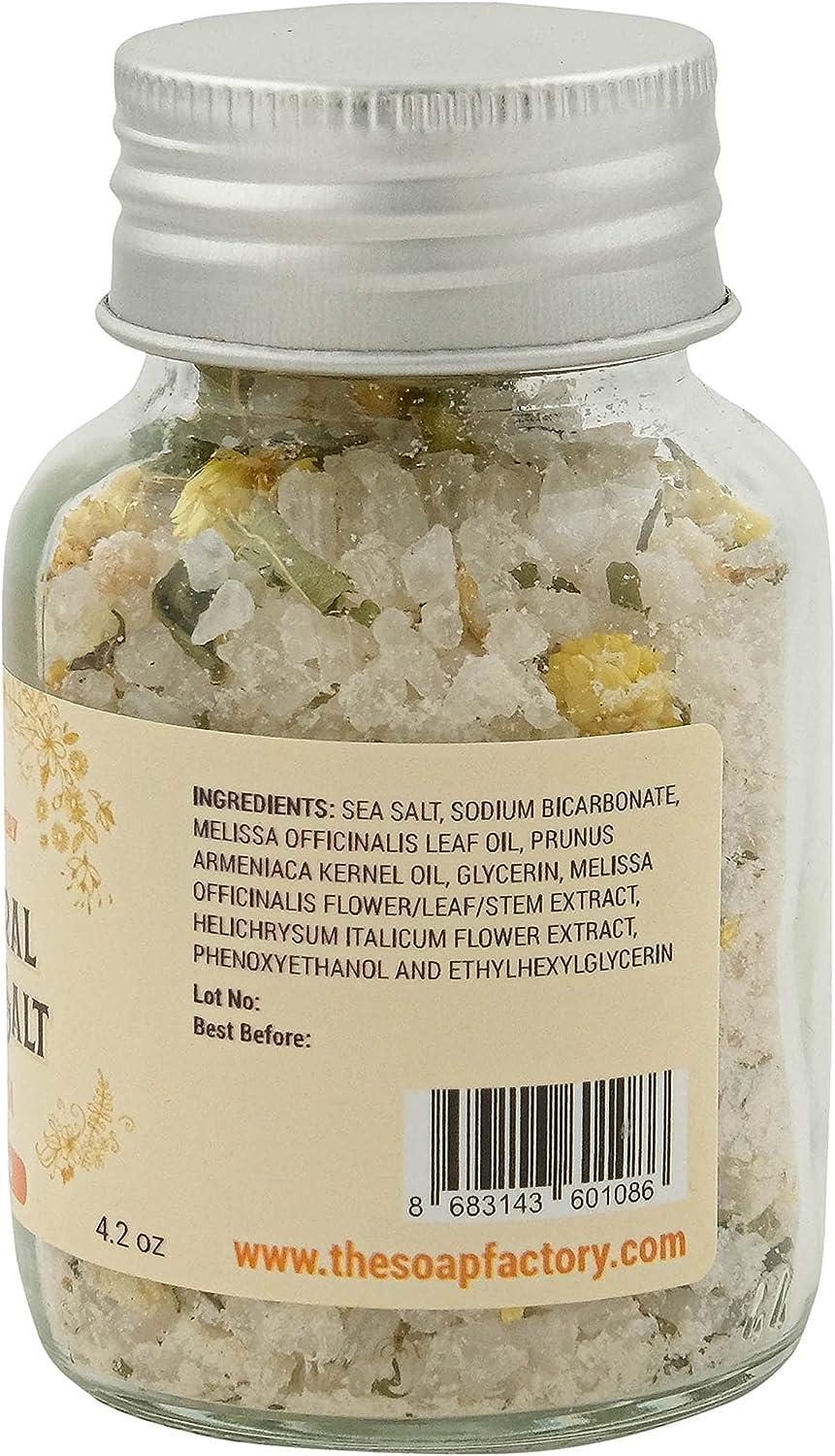 Melissa Bath Salt 4.23 oz Glass Jar - Mineral-Rich Luxury Detox Scrub ...