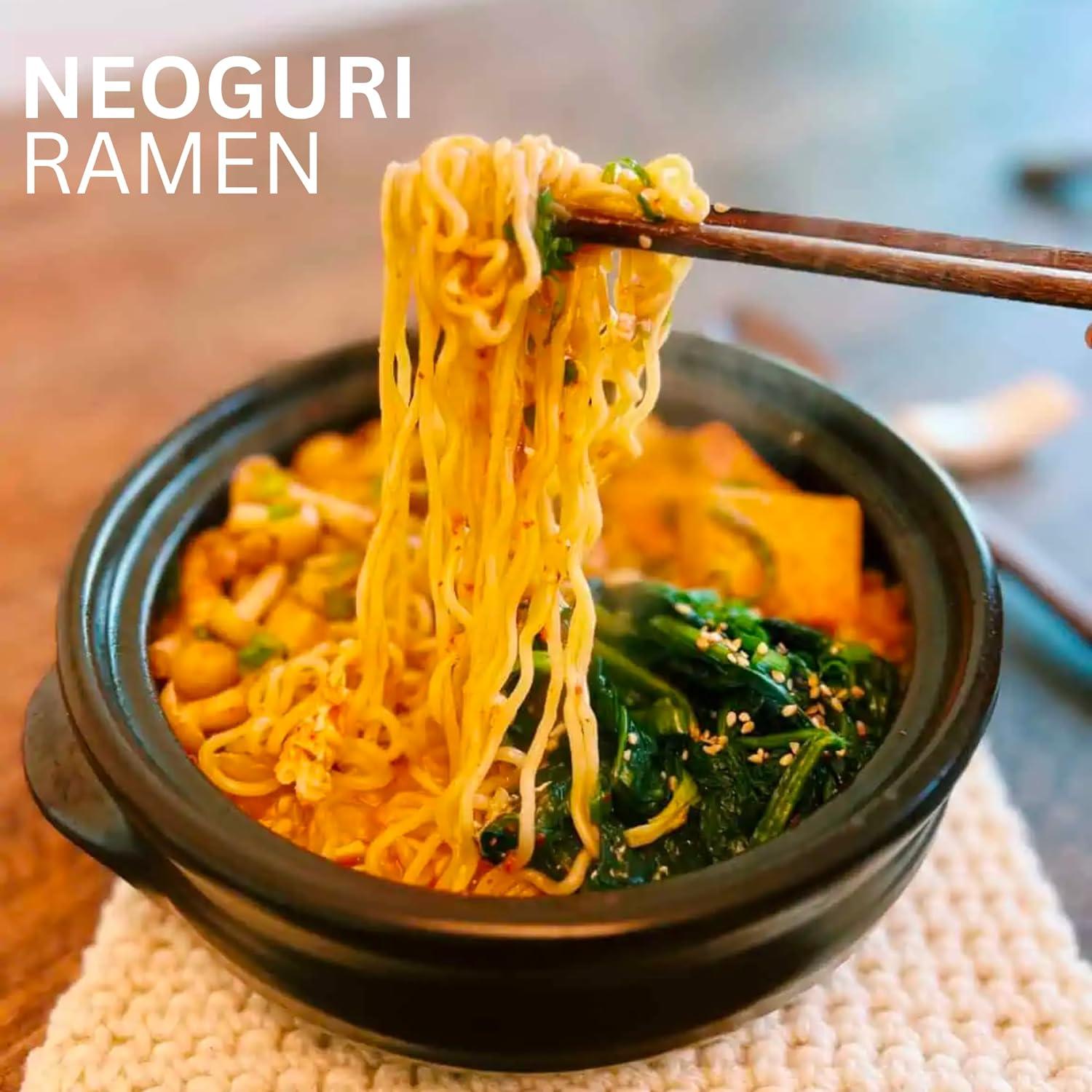 Nongshim Neoguri Seafood and Spicy Flavour 120g (Pack of 10) - Instant ...