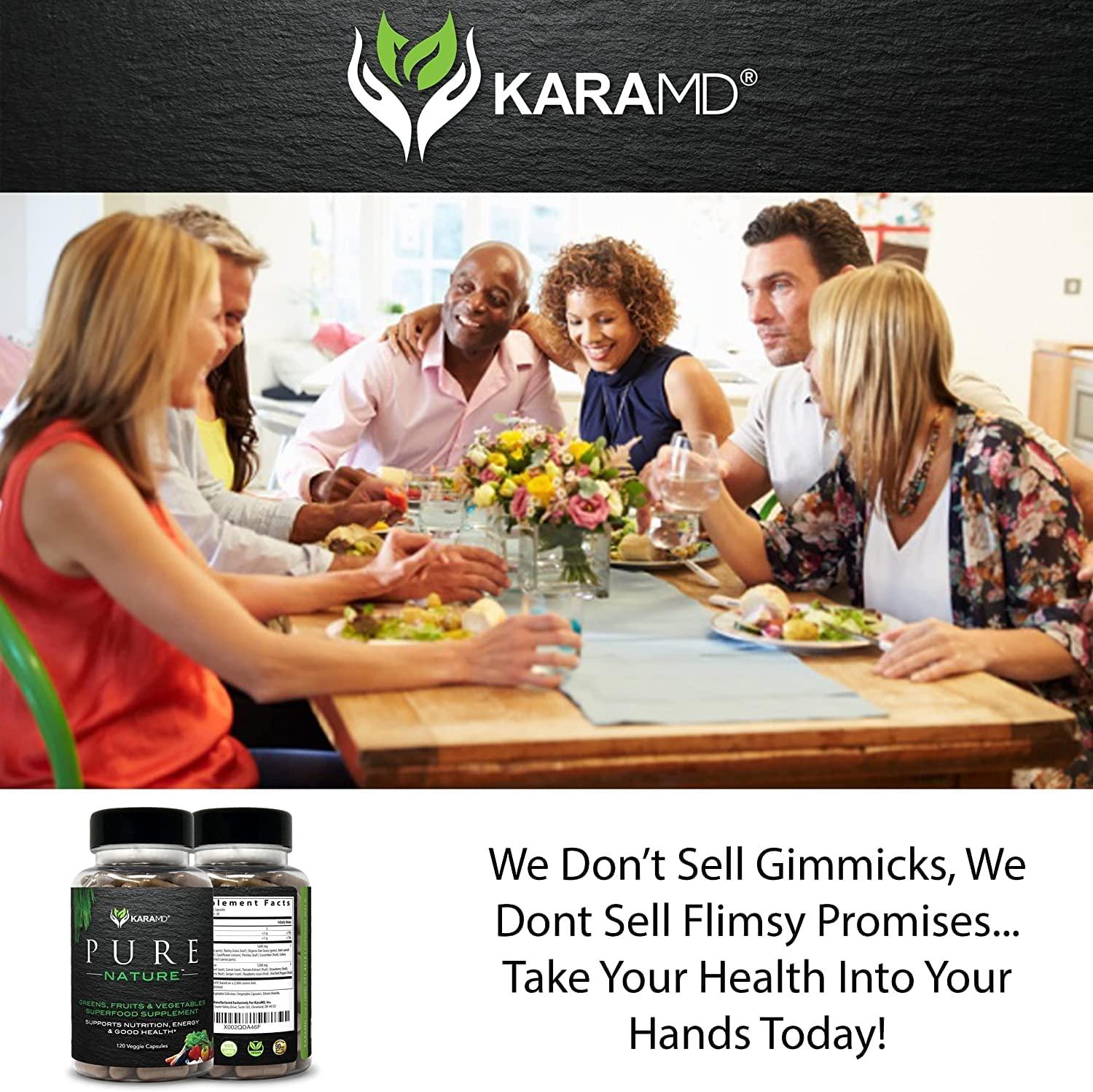 KaraMD Pure Nature Fruit & Veggie Superfood Supplement | Antioxidants ...