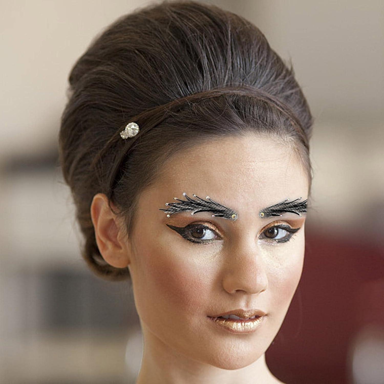 fake looking eyebrows