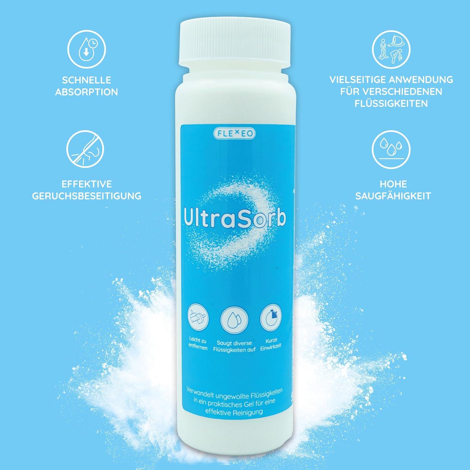 Ultrasorb Granulat 500ml - Superabsorber Powder for Vomit Urine Feces ...