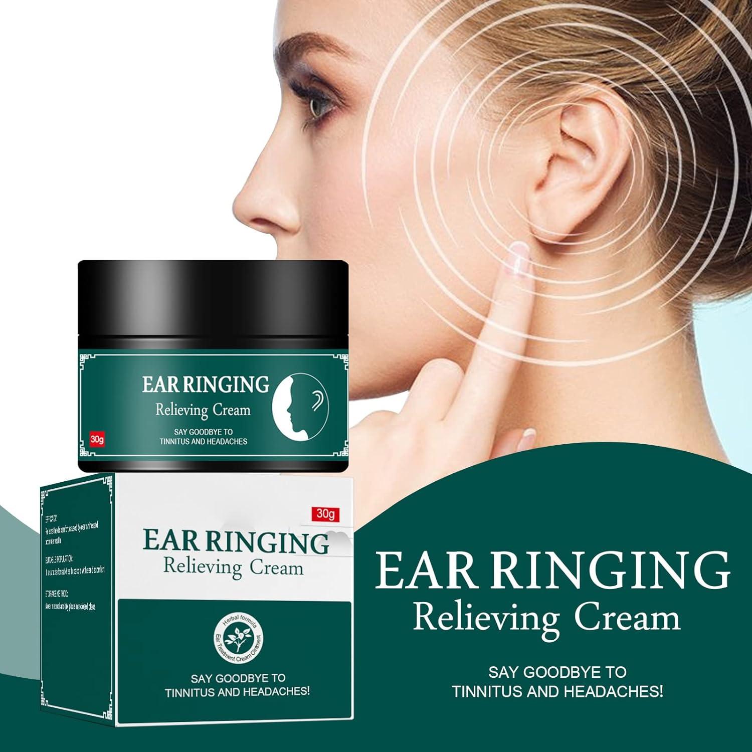 Ear Ringing Relief Cream | Natural Plant Ingredients | Tinnitus-Free ...