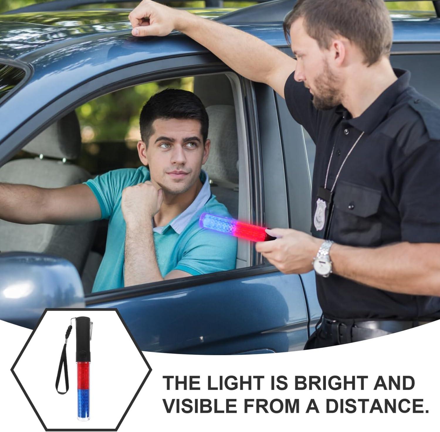 SOLUSTRE Traffic Wand 26cm Led Traffic Control Wands Police Wand Safety ...