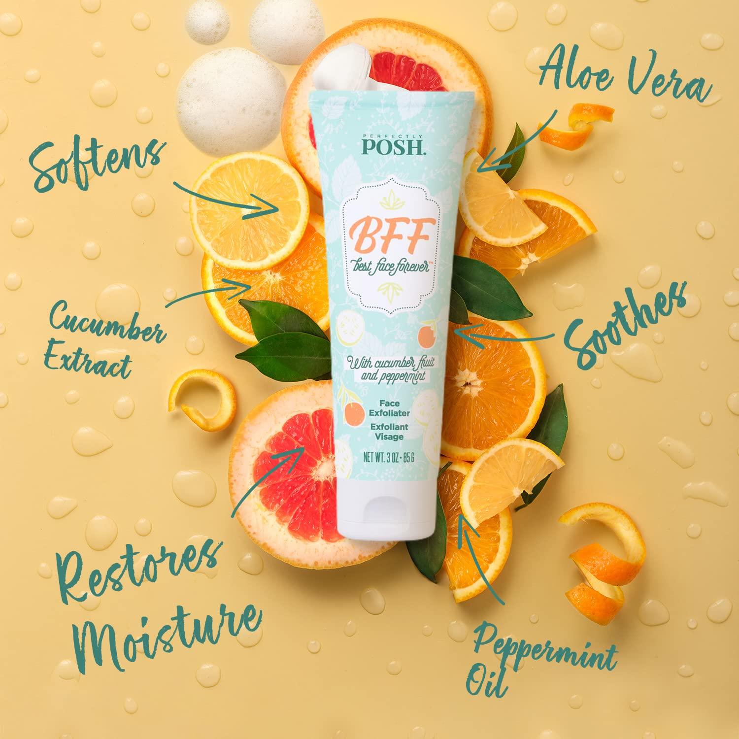 Perfectly Posh Exfoliating Face Wash 3 fl. oz with Pink Grapefruit ...