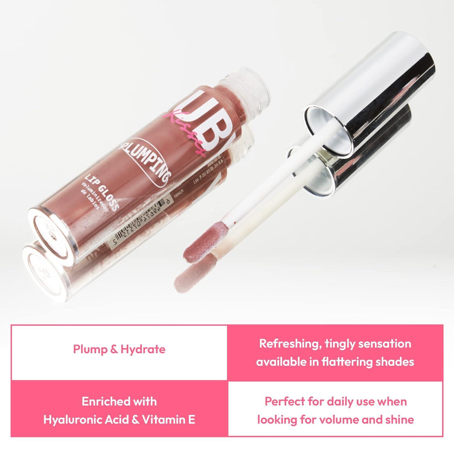 Ruby Kisses Plumping Lip Gloss | Hydrating & Volumizing | High-Shine Cruelty-Free Lip Plumper ...