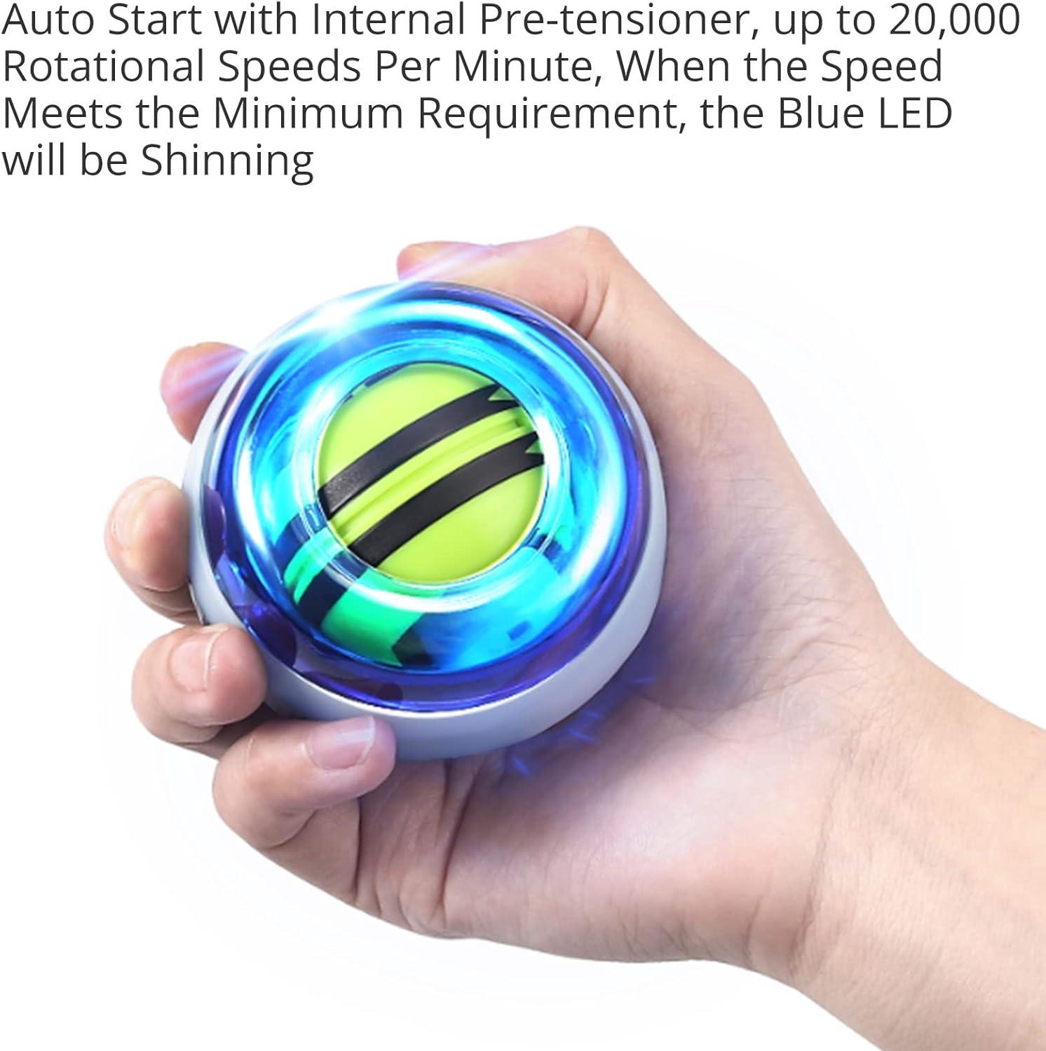 Colfuline Energyball - Gyroscopic Hand Trainer with LED Tachometer ...