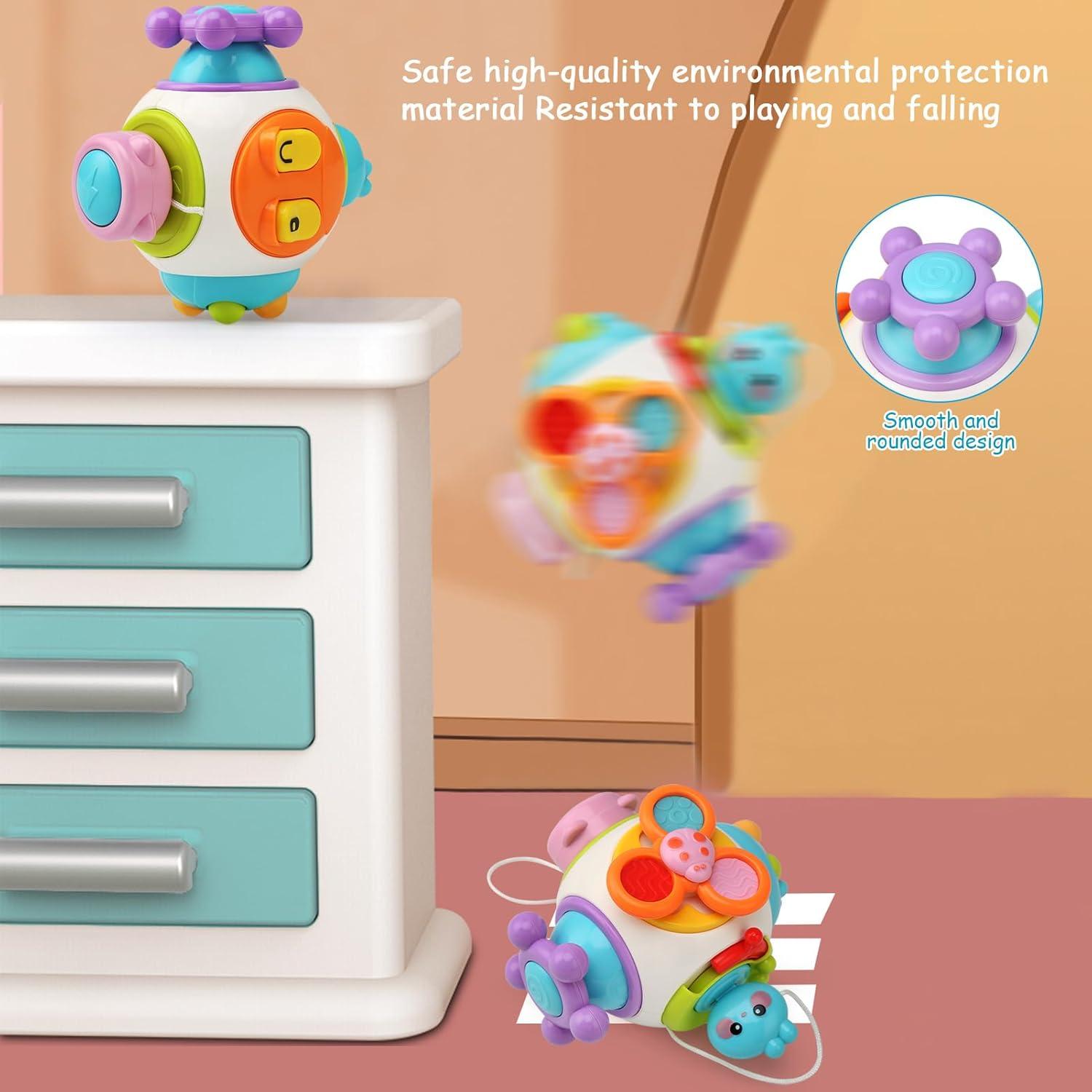 Leadstar Busy Activity Cube | Montessori Baby Motor Skills Toys for 1 ...