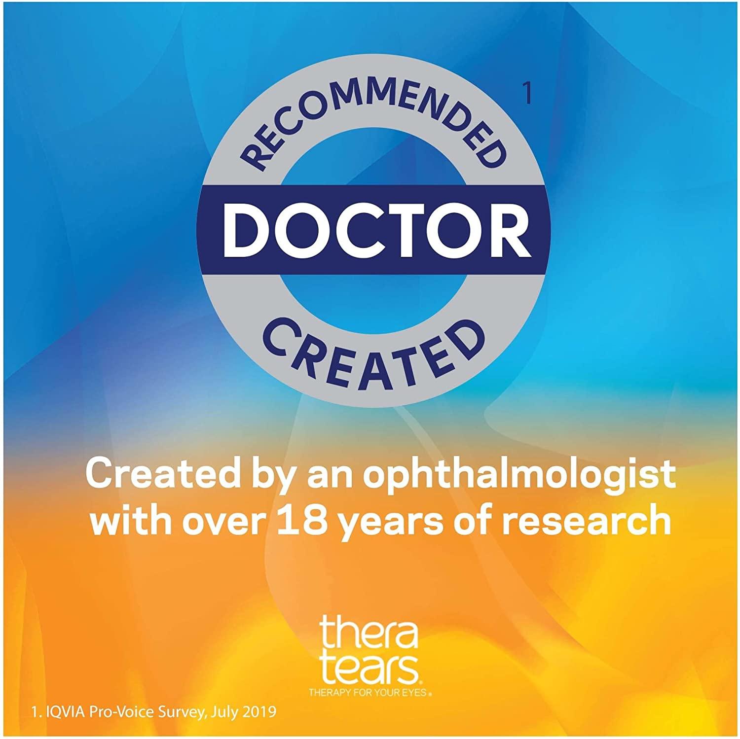 TheraTears Omega-3 Eye Nutrition Supplement | 1200mg | Organic Flaxseed ...