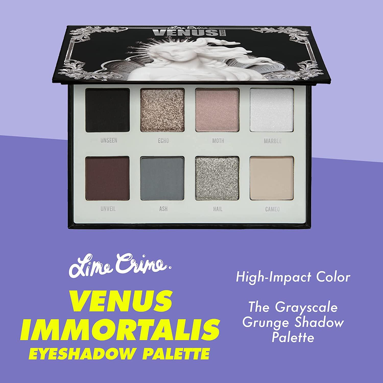 Lime Crime Venus Immortalis Eyeshadow Palette - 8 Matte and Metallic ...