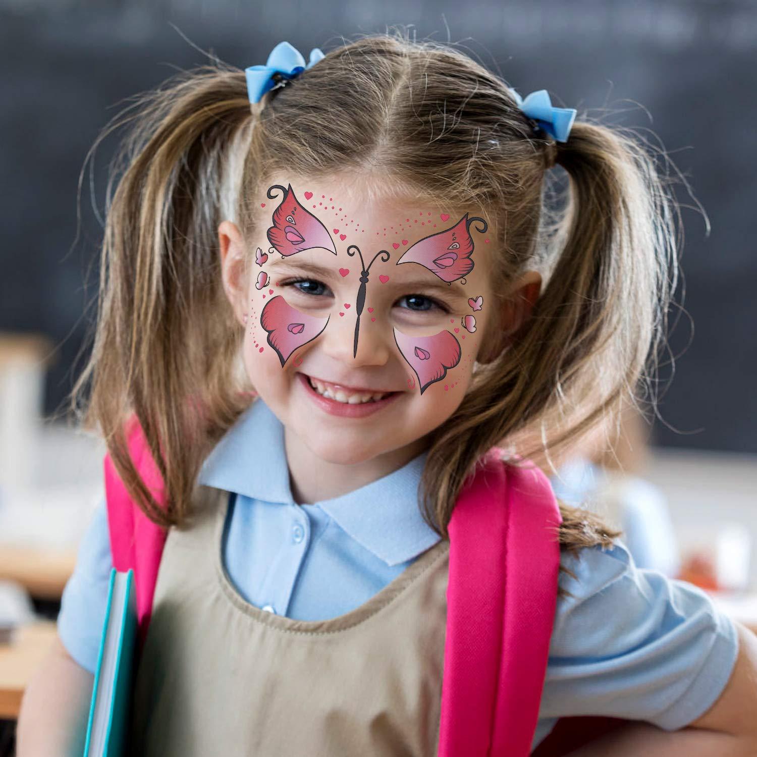 simple butterfly makeup for kids girl
