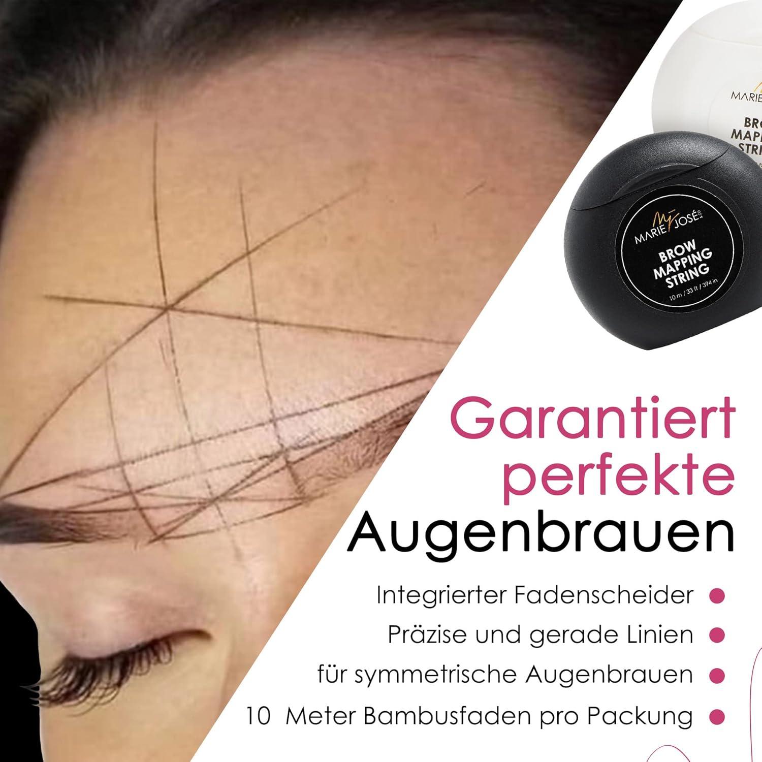 Brow Mapping String Set - 2x10m Black & White | PMU Microblading ...