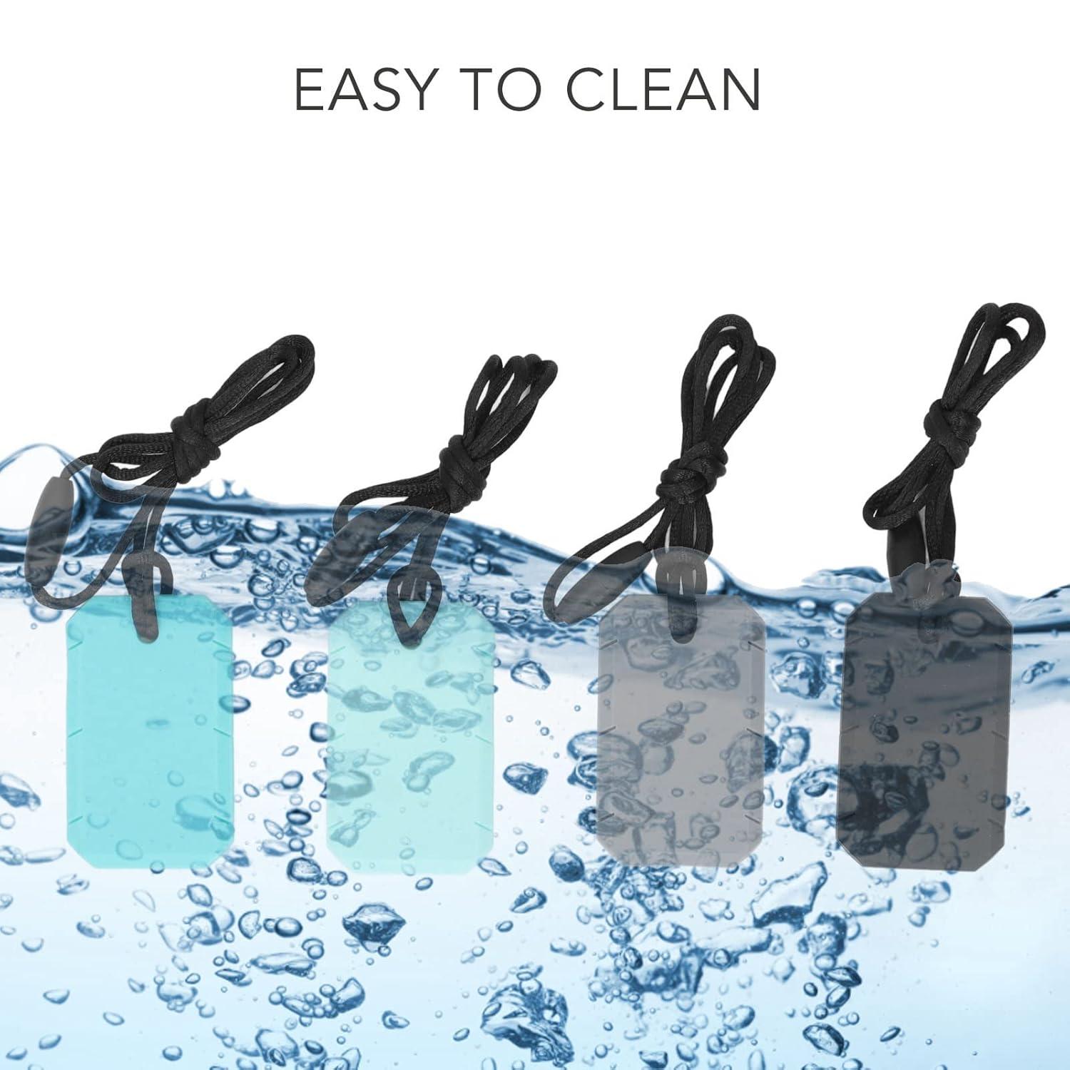 4-Piece Sensory Chewing Necklace - Food-Safe Silicone for Anxiety ...