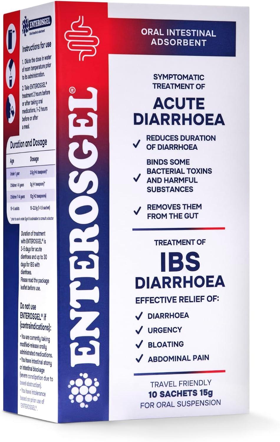 Enterosgel Natural Detox Sachets - 10 x 0.52oz
