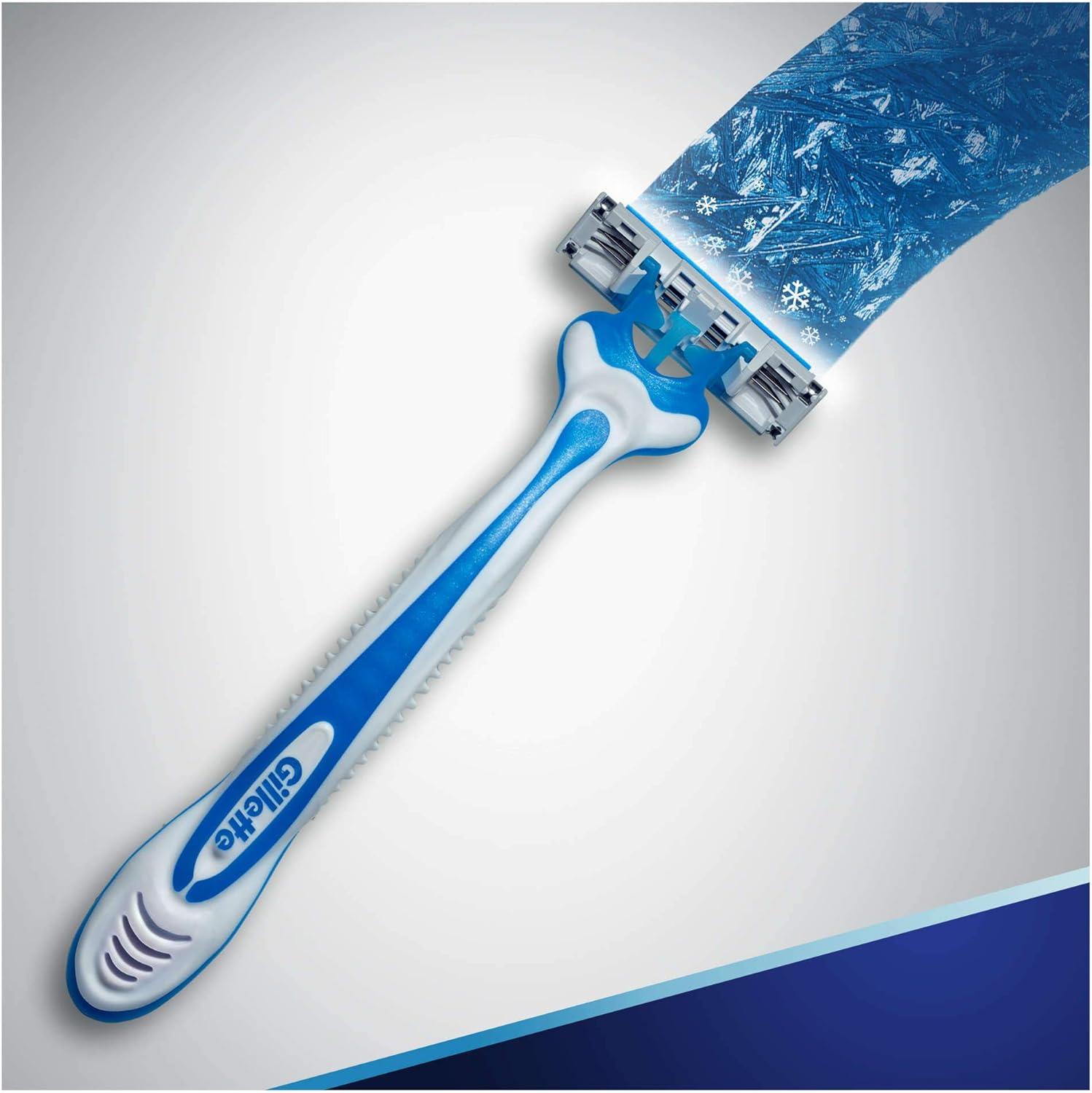 Buy Gillette Sensor3 Cool Pack - 3 Disposable Razors for Men | High ...