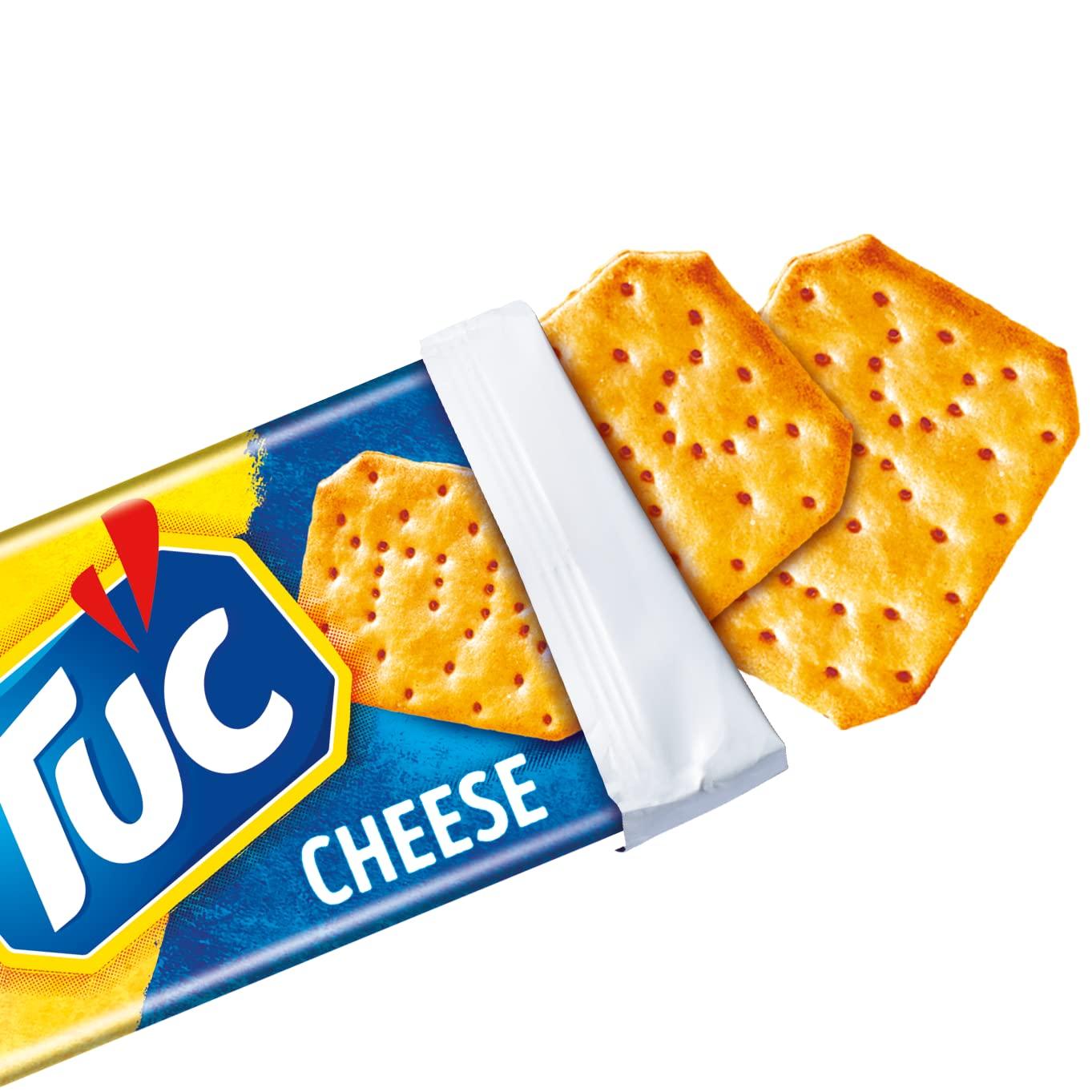 TUC Cheese Biscuits 100g | Salted Cheese-Flavoured Snack Crackers ...