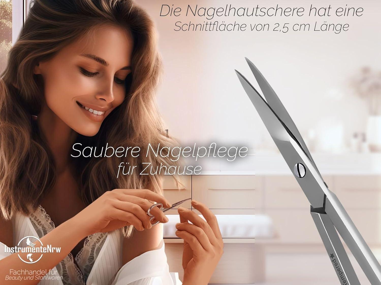 Professional Nail Scissors Set | Curved Cuticle Scissors & Combo Set ...