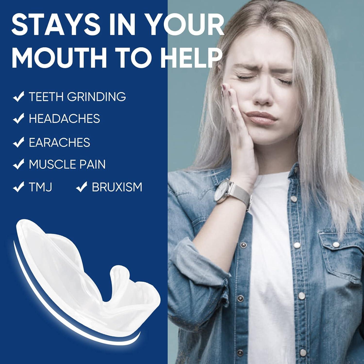 Teeth Grinding Night Guard 4PCS Set - Adults Gum Shield for Sleeping ...