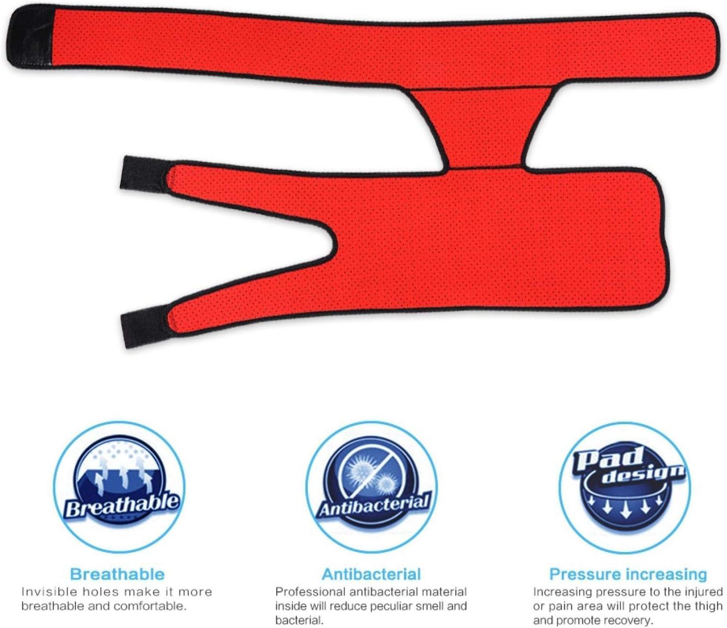Zyyini Thigh Bandage - Adjustable Compression Support for Hip & Groin ...