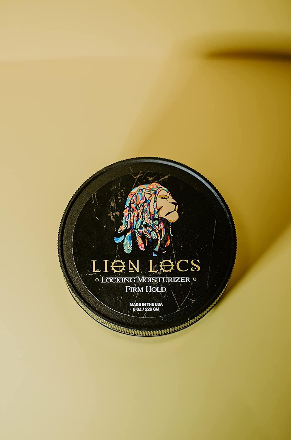 Lion Locs Firm Hold Dreadlock Gel Cream - 8oz Residue-Free for Dreads ...