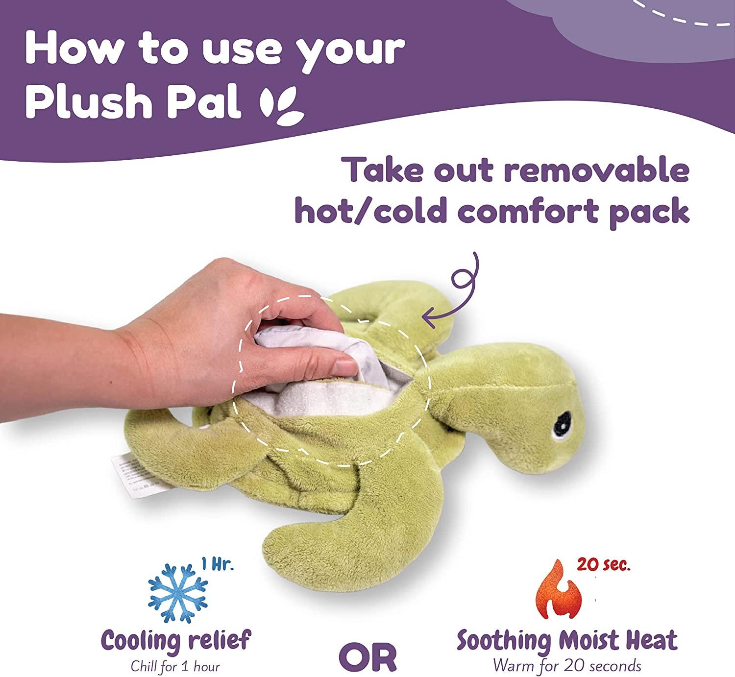 WILD BABY Microwavable Sea Turtle Stuffed Animal with Lavender Scent ...