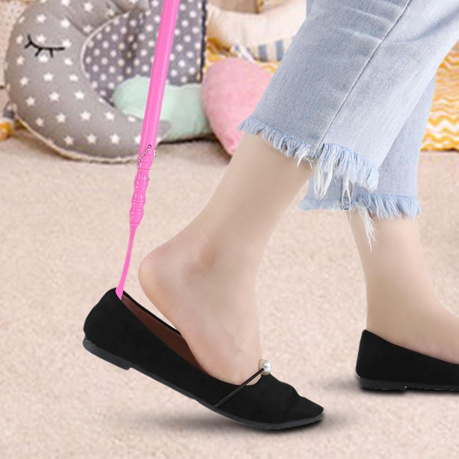 Ergonomic Back Scratch Shoe Opener - Portable Long Handle Itching ...