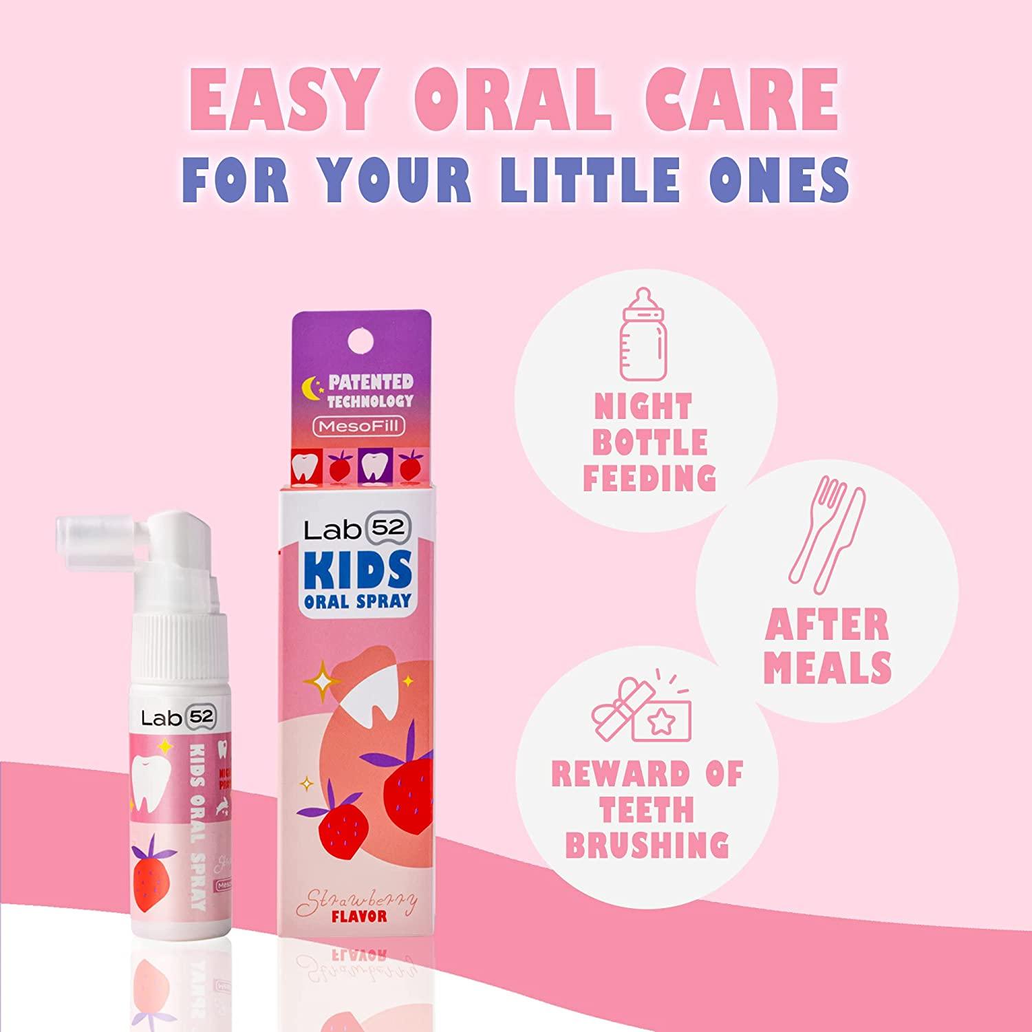 Lab52 Kids Anticavity Mouth Spray | Sugar-Free Oral Care for 0-12 Years | Patented MesoFill ...