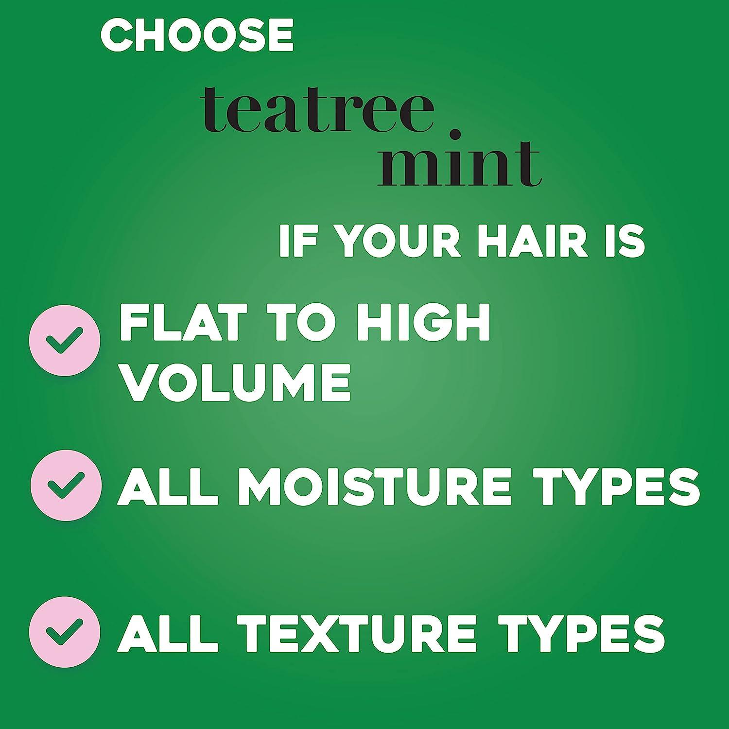 OGX Hydrating Tea Tree Mint Shampoo 25.4 fl oz - Nourishing Scalp ...