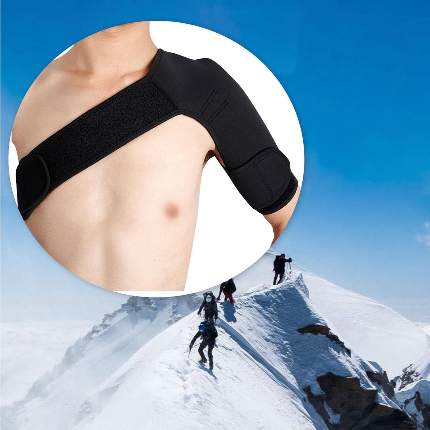 Harayaa Adjustable Shoulder Support - Compression Cuff Orthosis for Gym ...