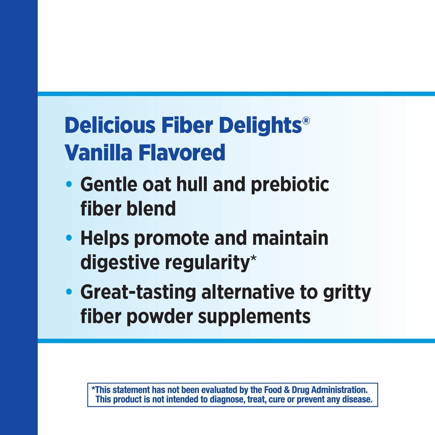 Nature's Way Fiber Delights Daily Fiber for Regularity* Vanilla ...