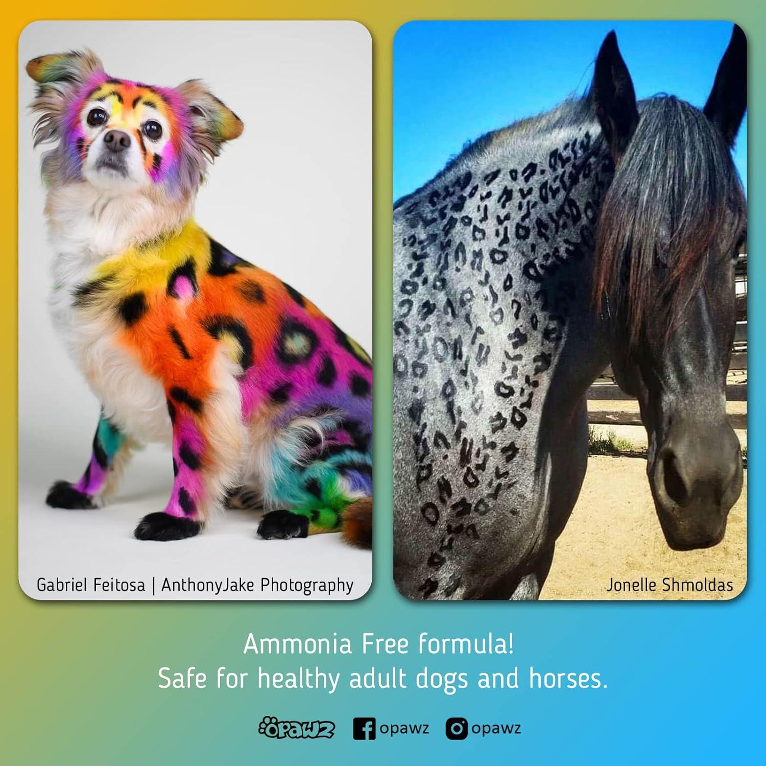 Opawz Permanent Pet Hair Color - Professional & Safe Dye for Dogs ...