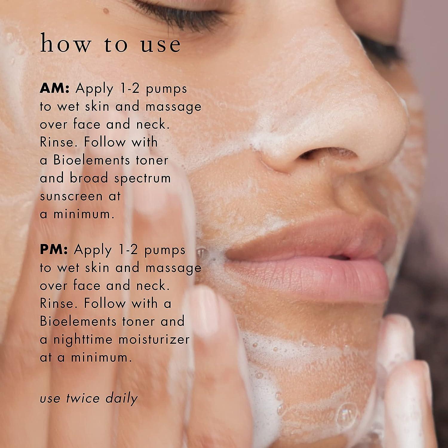 Bioelements Flash Foam Cleanser 6.5 fl oz - Exfoliating Foam Cleanser ...